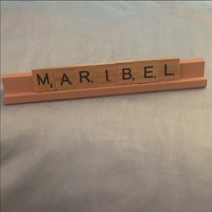 Accessories | Scrabble Tile Name Plates | Poshmark